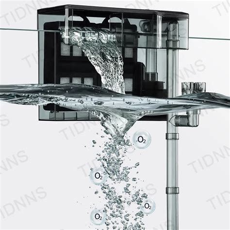 3in 1 수족관 필터 표면 단백질 스키머 8w 어항 내부 필터 벽 장착 담수 오일 스키머 220v