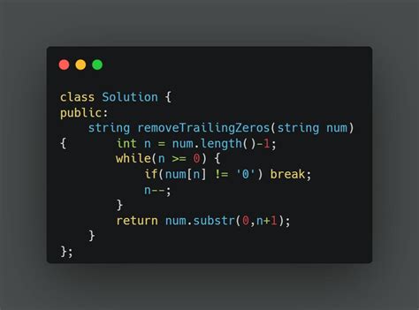 leetcode problem 2710 remove trailing zeros dev gupta posted on the