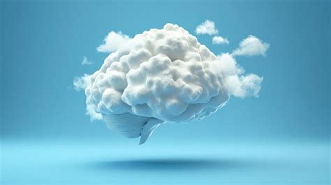 Cloud Brain Premium Ai Generated Image