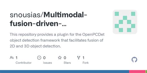 GitHub Snousias Multimodal Fusion Driven Automotive Scene Analysis