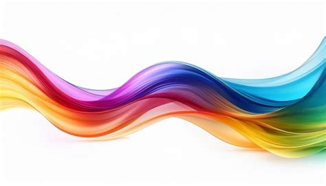 Vibrant abstract waves of color with flowing gradients creating a dynamic and artistic visual ...