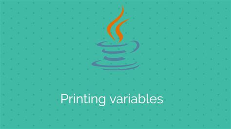 Java Tutorials For Beginners Printing Variables In Java Youtube