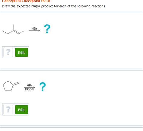 Solved Conceptual Checkpoint 09 01 Draw The Expected Major Chegg