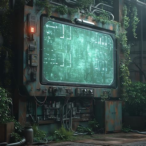 Premium Photo Television Screens Technical Malfunction Digital Disruption Generative Ai