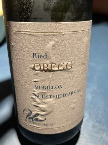 Weingut Erich Walter Polz Obegg Morillon Vivino US