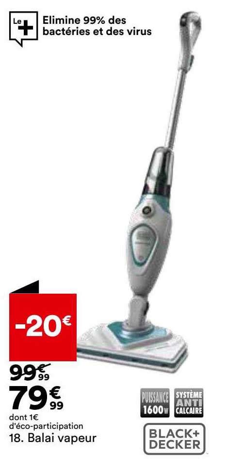 Promo Balai Vapeur Black Decker Chez BUT ICatalogue Fr