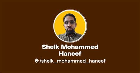 Sheik Mohammed Haneef Linktree