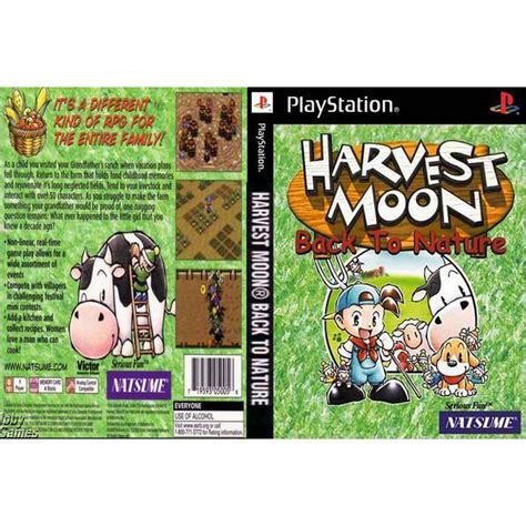 แผ่นเกม Ps1 [harvest Moon Back To Nature] Shopee Thailand