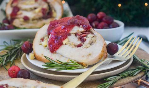 Cranberry Stuffed Pork Loin