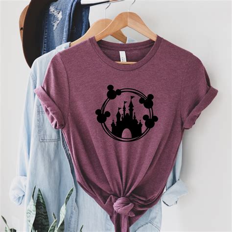 Disney Castle Unisex T Shirt Disneyland Shirt Mickey Mouse