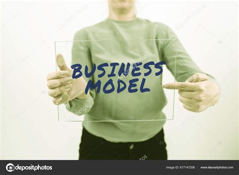Sign Displaying Business Model Business Idea Model Showing How Company Stock Photo By Nialowwa