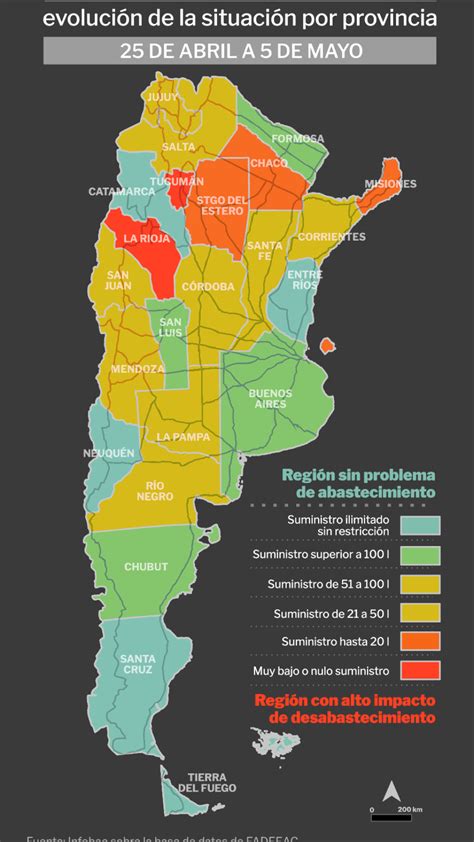 Mapa De La Crisis Del Gasoil Se Agrava La Escasez Y Ya Se Reportan