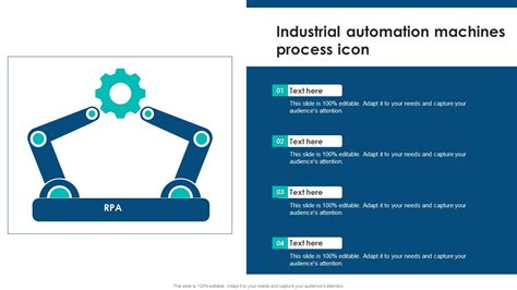 Industrial Automation Machines Process Icon Formats PDF PowerPoint Templates