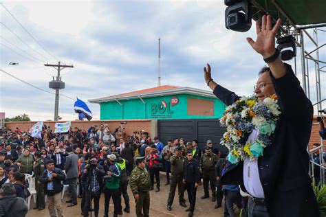 Abi Presidente Del Estado Luis Arce Inaugura El Centro De Monitoreo