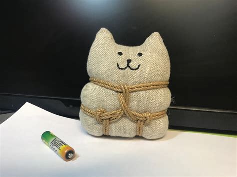 The Shibari Cat Soft Toy Shibari Toy Present For Shibari Etsy