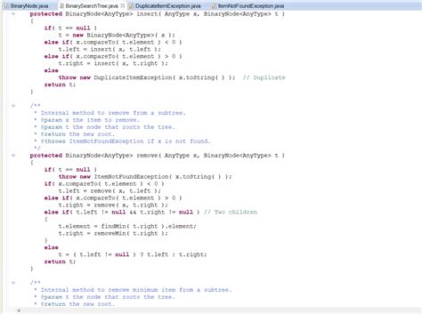 Solved Classes Binarysearchtree And Binarynode Implement A Chegg