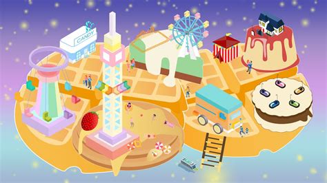 애프터이펙트 포트폴리오│아이소메트릭│놀이공원│aftereffect Portfolio│amusement Park│isometric