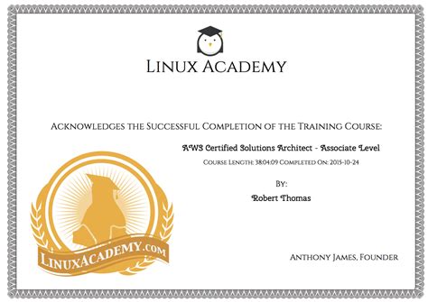Aws Certified Solutions Architect Associate Level Robert Thomas