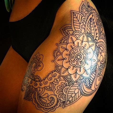 Kurtstattoos Mehndi Mehndidesign Mehnditattoo Leg Thigh Ass Tattoo Tattoos Tattooing