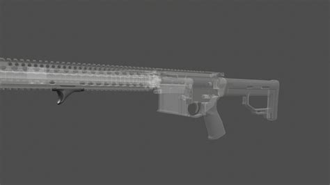 3d Model Larue Tactical Handstop Vr Ar Low Poly Cgtrader