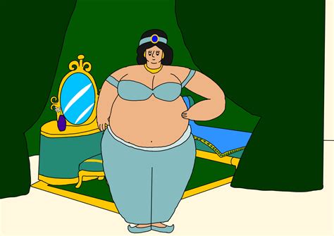 Fat Princess Jasmine By Blairscartoons On Deviantart