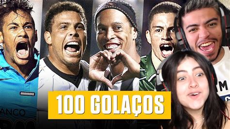 React Os Gols Mais Bonitos Da Hist Ria Futebol Nacional Youtube