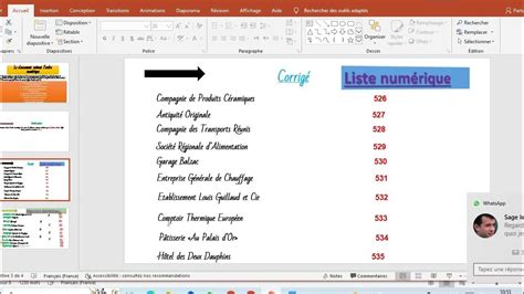 G E D Le Classement Numerique And Alphabetique 3 Youtube