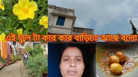 এই ফুল টা কার কার বাড়িতে আছে বলো Youtube