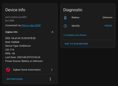 Aqara Motion Sensor E1 With Zha Zigbee Home Assistant Community