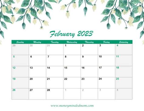 Free February Calendar Printable Templates For 2023 2024