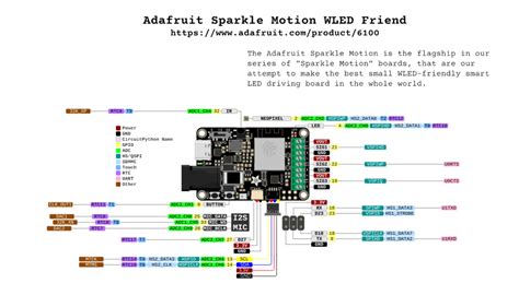 Pinouts Adafruit Sparkle Motion Adafruit Learning System