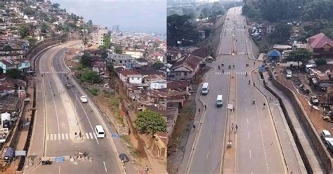 new hill bypass road in freetown reportedly 98 completed