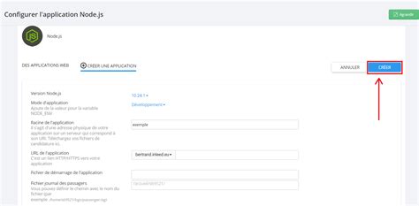 Créer Une Application Nodejs Dans Directadmin Inleed