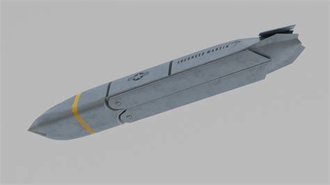 Pbr Agm 158 Joint Air To Surface Standoff Missile 3d Model Cgtrader
