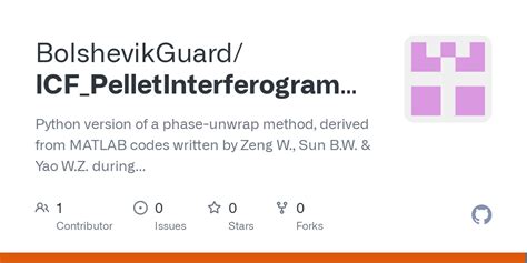 GitHub BolshevikGuard ICF PelletInterferogramUnwrap BC Python Version Of A Phase Unwrap