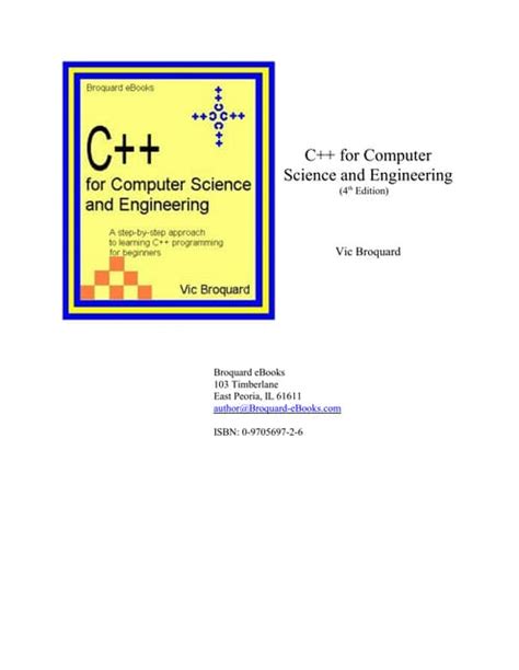 Vic Broquard C For Computer Science And Engineering 2006 Pdf