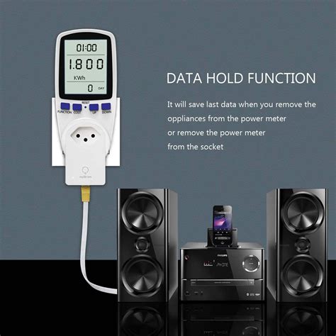 Watt Meter Power Energy Monitor Electricity Usage Socket Equipment Plug