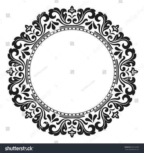Decorative Line Art Frames Design Template Stock Vector Royalty Free 505218385 Shutterstock