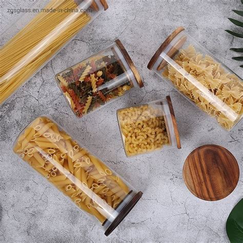 Heat Resistant High Borosilicate Kitchen Glass Containers Glass Spice