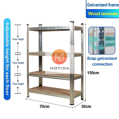 Xuejuan Load Bearing Triangular Steel Shelf 5 Layer Rack Metal Rack