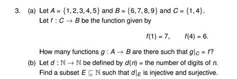 solved 3 a ﻿let a {1 2 3 4 5} ﻿and b {6 7 8 9}