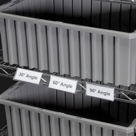 3 Plastic Label Holder Clear Akro Mils 29306 Ebay