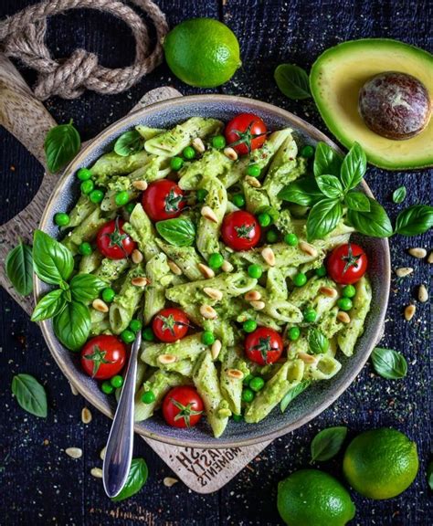 Avocado Salat Rezepte für gesundes Essen Cremige avocado pasta