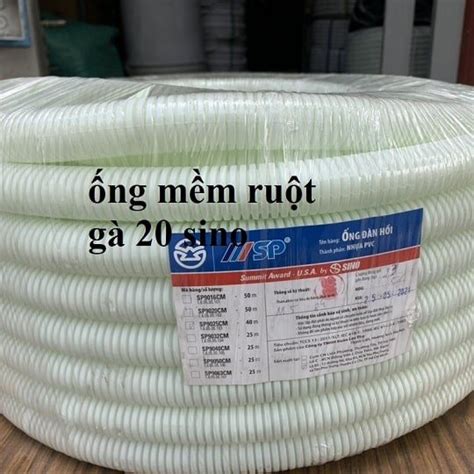 ống Ruột Gà 20 Mềm Luồn Dây điện Sino Chống Cháy Mã Sp9020cm