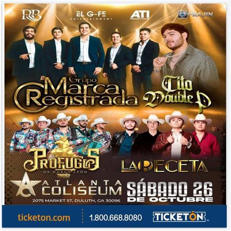 Tickets for TRADEMARK AND TITO DOUBLE P at Atlanta Coliseum Ticketón