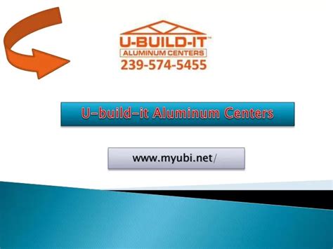 Ppt U Build It Aluminum Centers Powerpoint Presentation Free