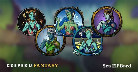 Sea Elf Bard Token Builder Customize And Randomize Czepeku Tokens