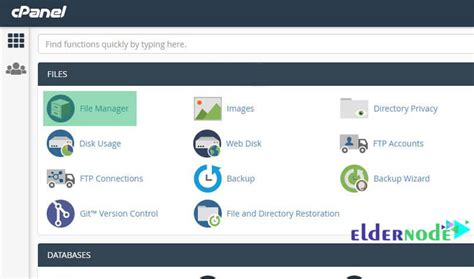 Working With File Manager In Cpanel Advance Eldernode Blog