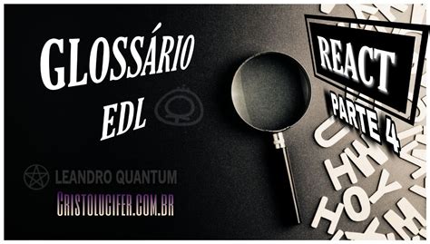 Reagindo Ao Glossário Da Escola De Lucifer Parte 4 Escola De Lucifer