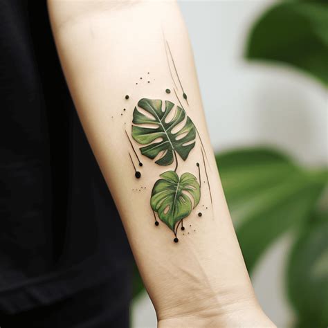 Monstera Tattoos Ideas Stunning Designs For Nature Lovers